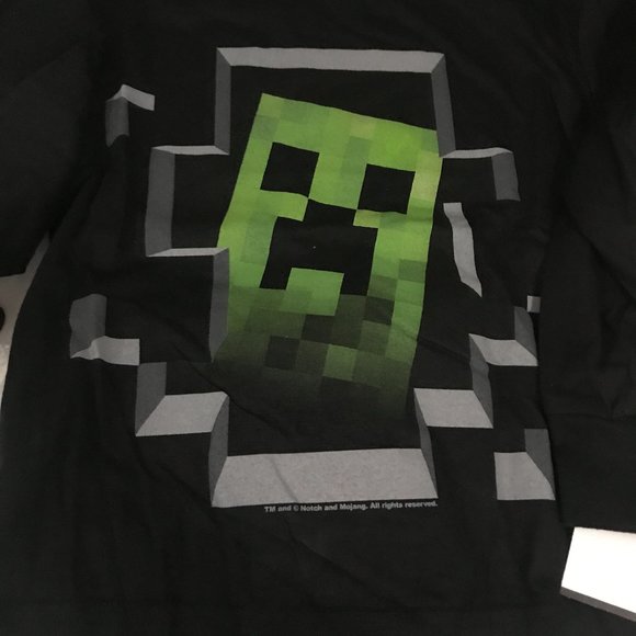 Mojang | Shirts & Tops | Jinx Minecraft Boys Creeper Inside Tshirt ...
